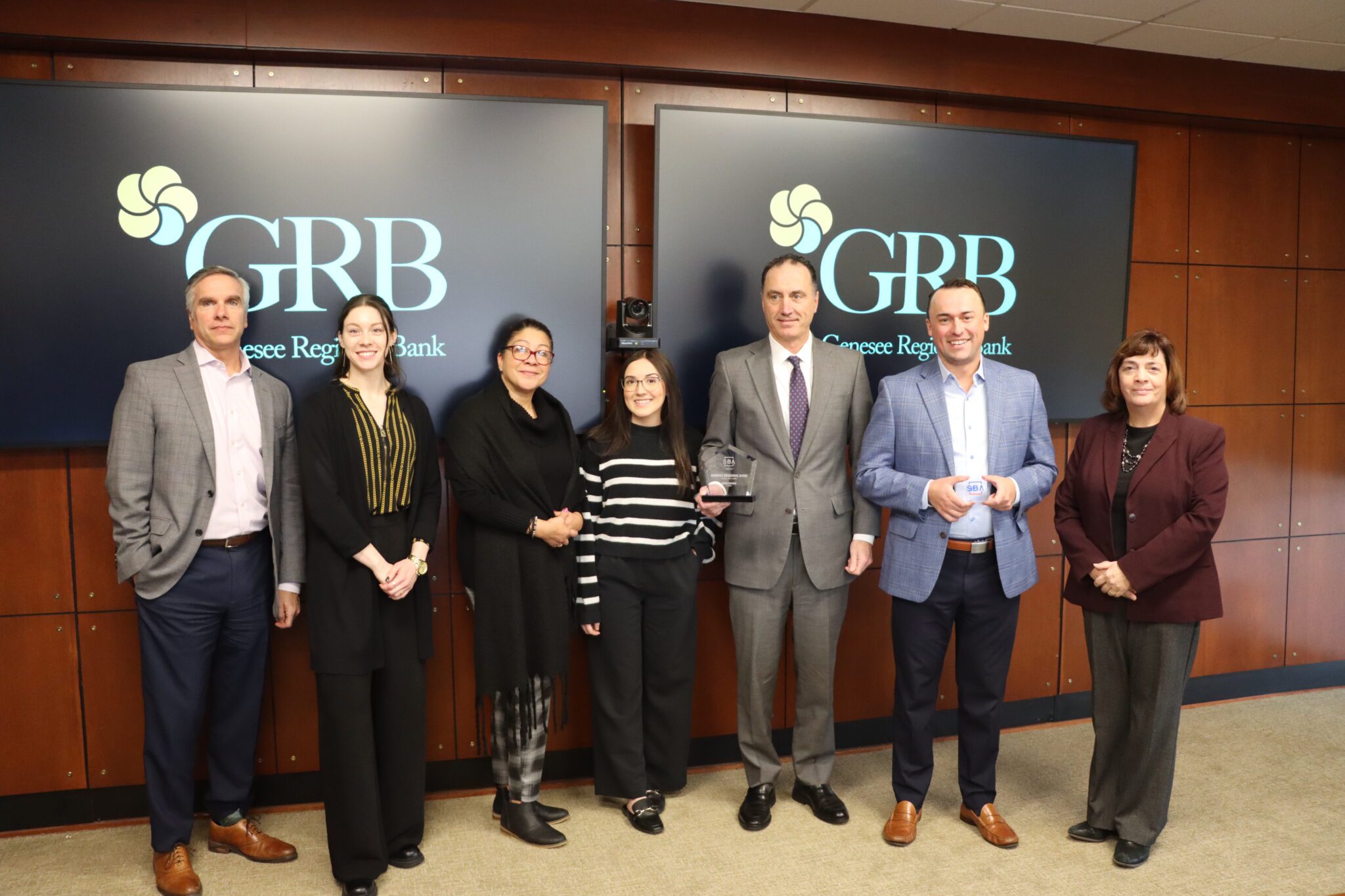 GRB Recognized by U.S. SBA with Gold Award for Small Business Lending - Genesee Regional Bank | GRB